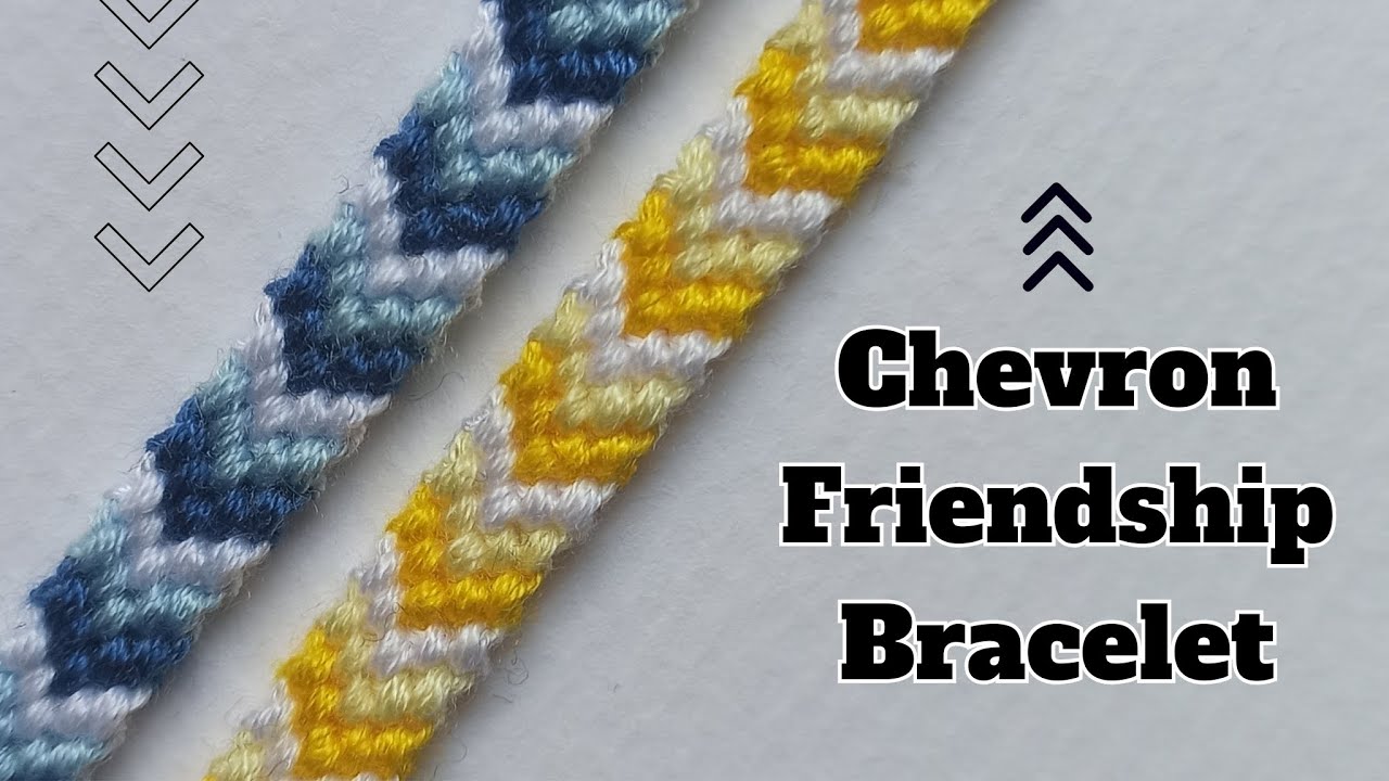 How to Make Chevron Friendship Bracelet 🔰 Easy Friendship Bracelet ...