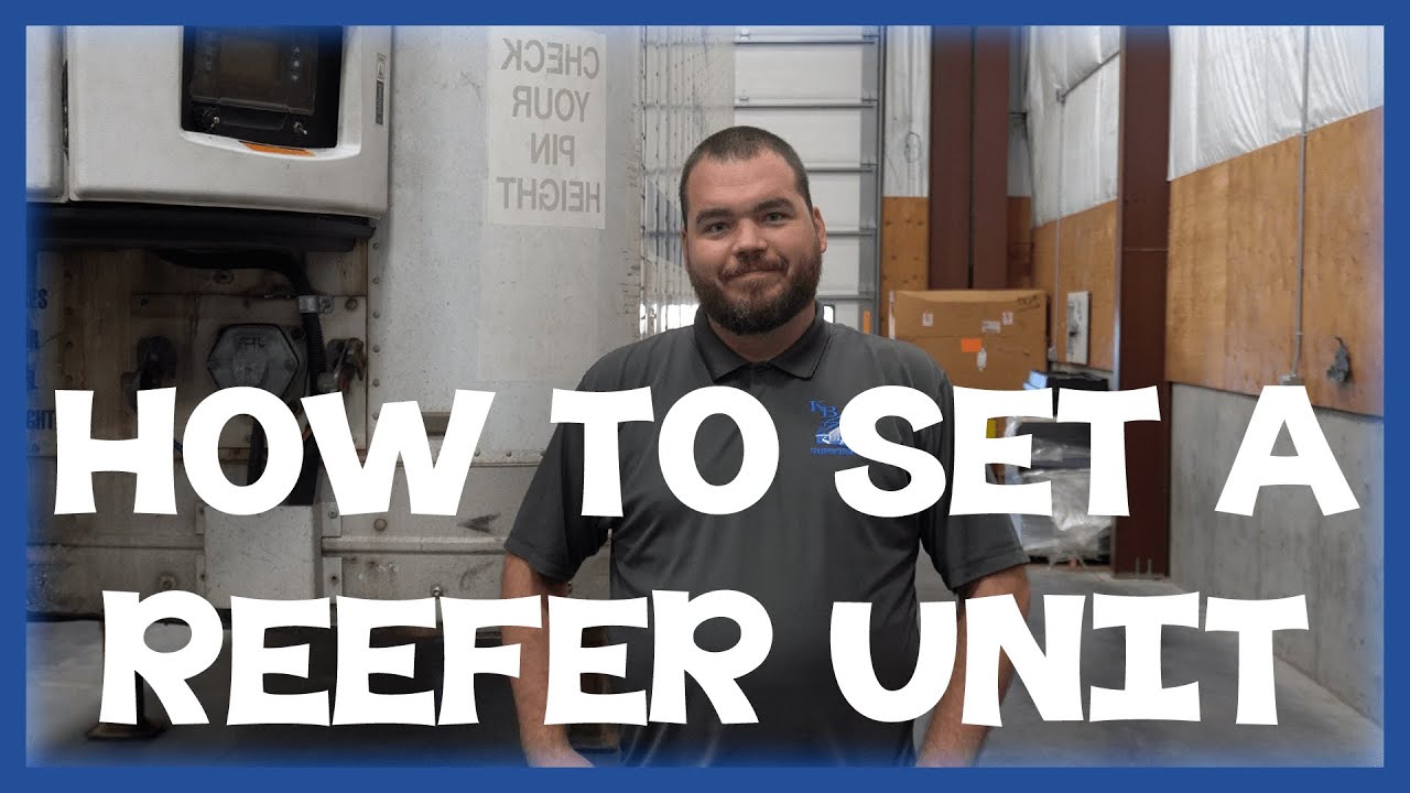 How to Set a Carrier 7500 XL Reefer Unit - YouTube