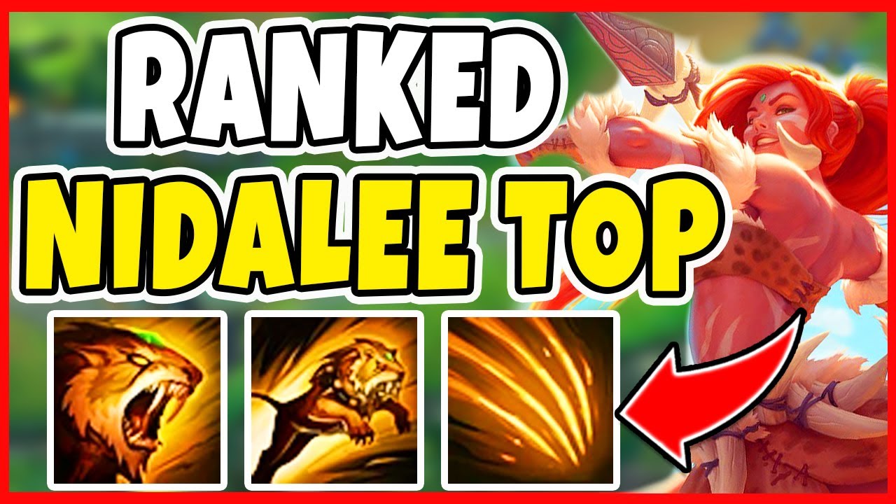 TANK BRUISER AP NIDALEE TOP RANKED! INSANE GAME! - League of Legends ...