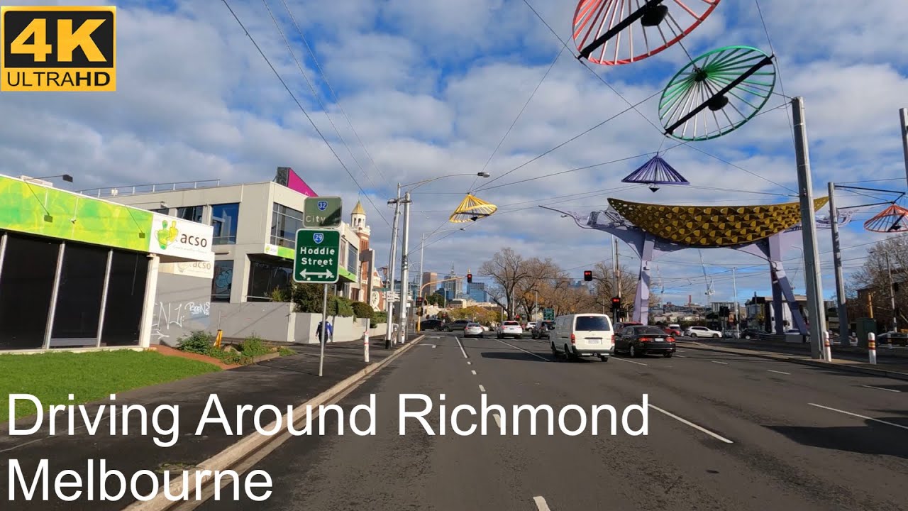 Driving Around Richmond | Melbourne Australia - YouTube