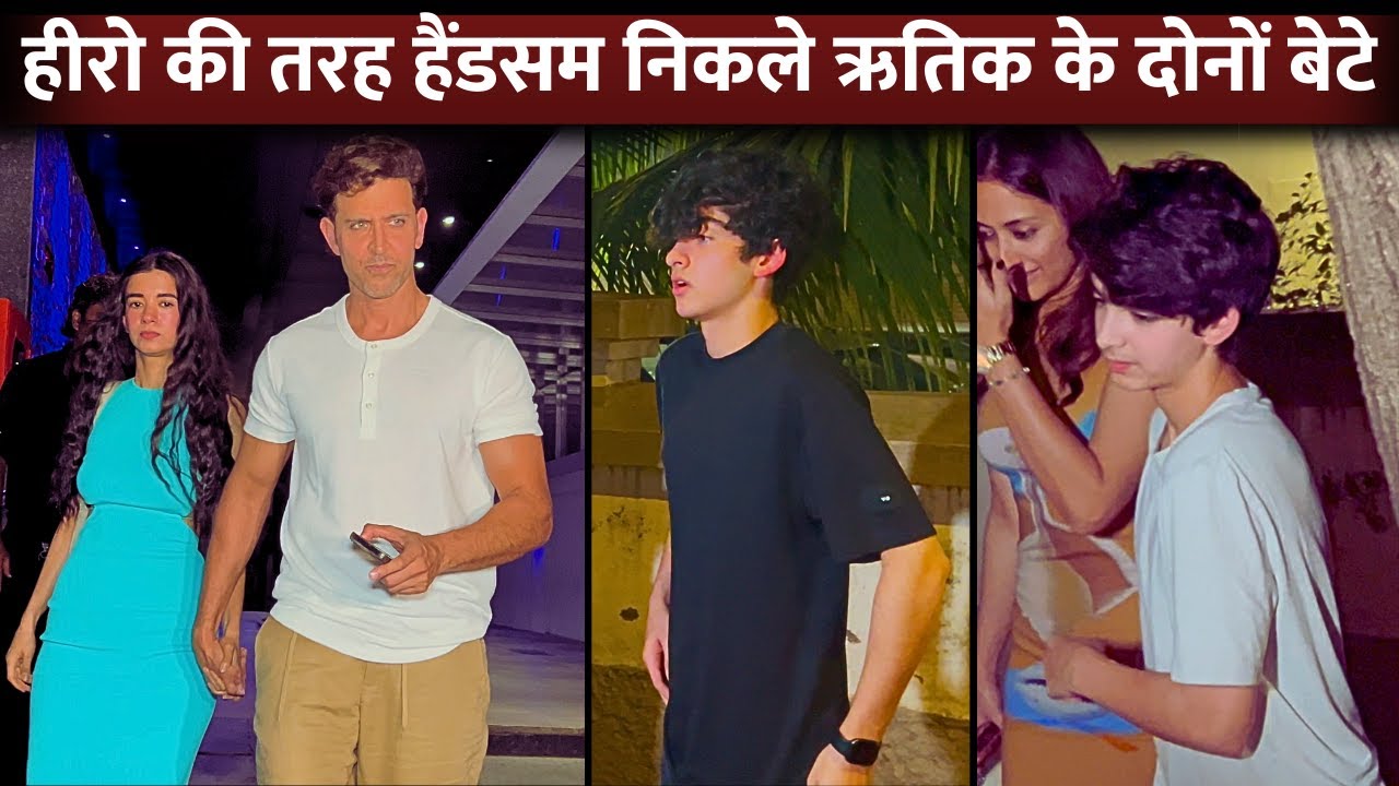 Hrithik Roshan's Son Hrehaan Roshan and Hridhaan Roshan Handsome Like ...
