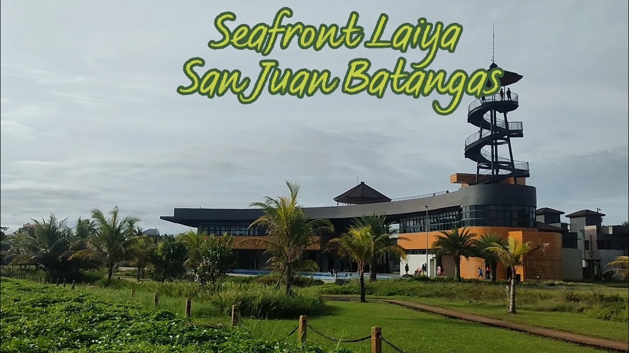 Seafront Residences| Laiya San Juan Batangas | van rental - YouTube