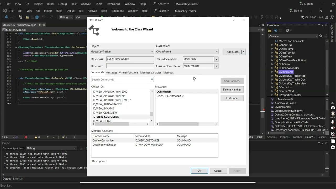 MFC VC++ Tutorial: Mouse and Keyboard Interaction | Real-Time Tracking & Alerts - YouTube