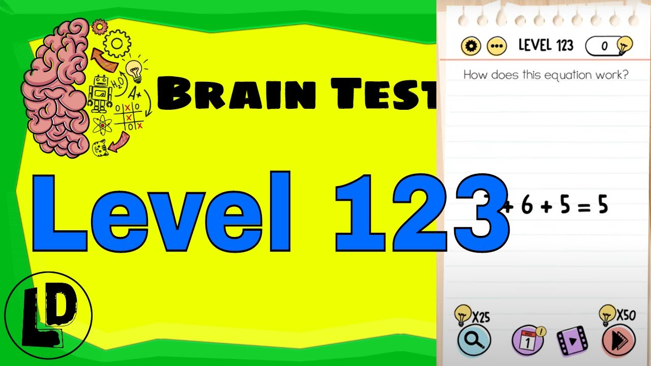 How to Beat Brain Test Level 123 Walkthrough - YouTube