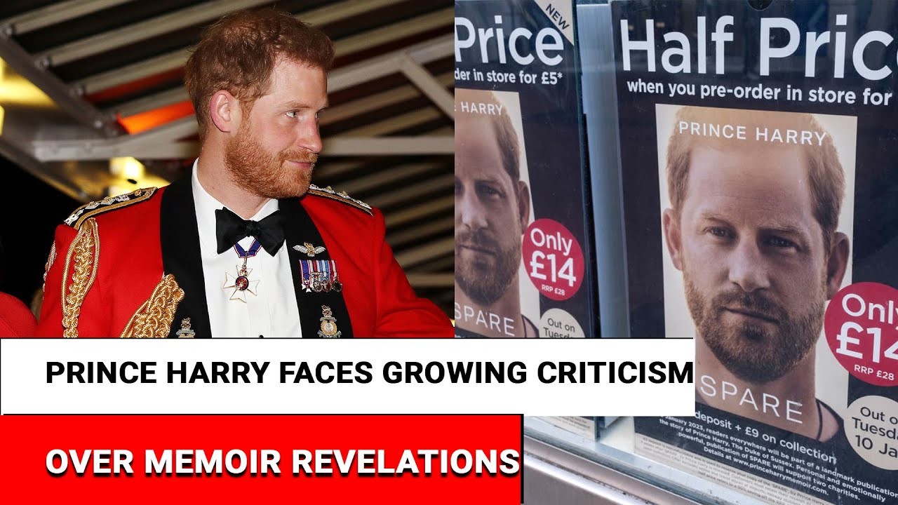 Prince Harry faces growing criticism over memoir revelations. - YouTube