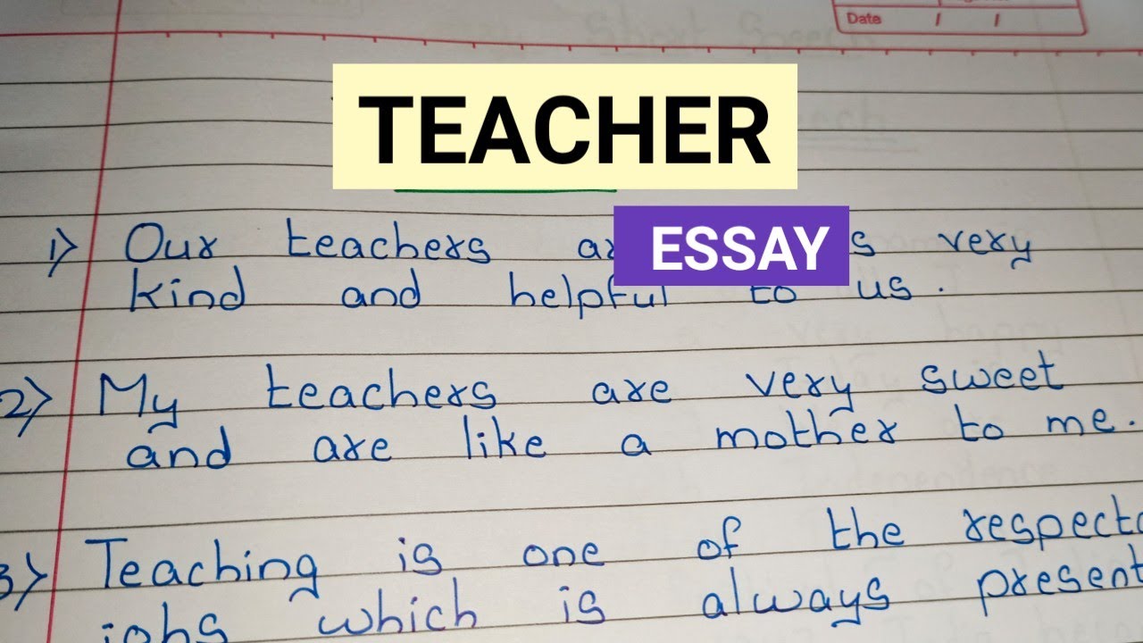 10 Lines on Teacher/ Essay on Teachers Day/ Essay on Teacher/ 10 Lines ...