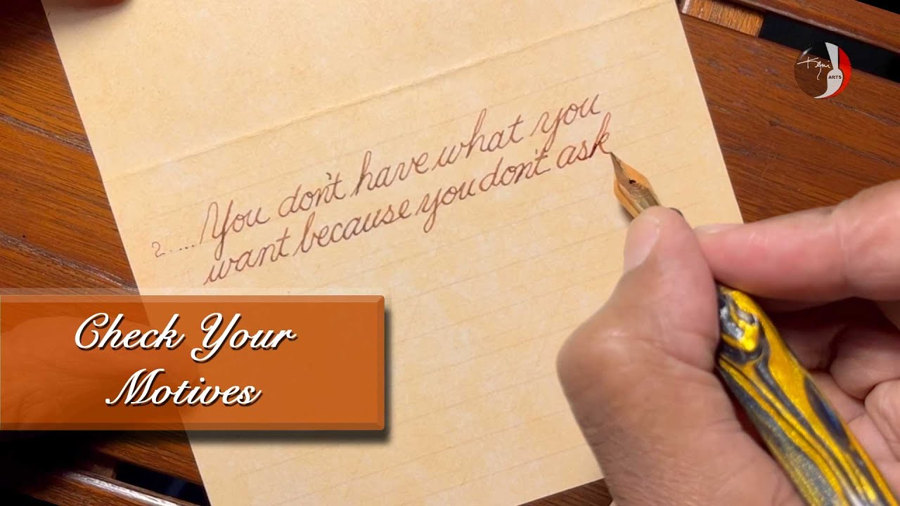 Is Something Missing? Check Your Motives - YouTube