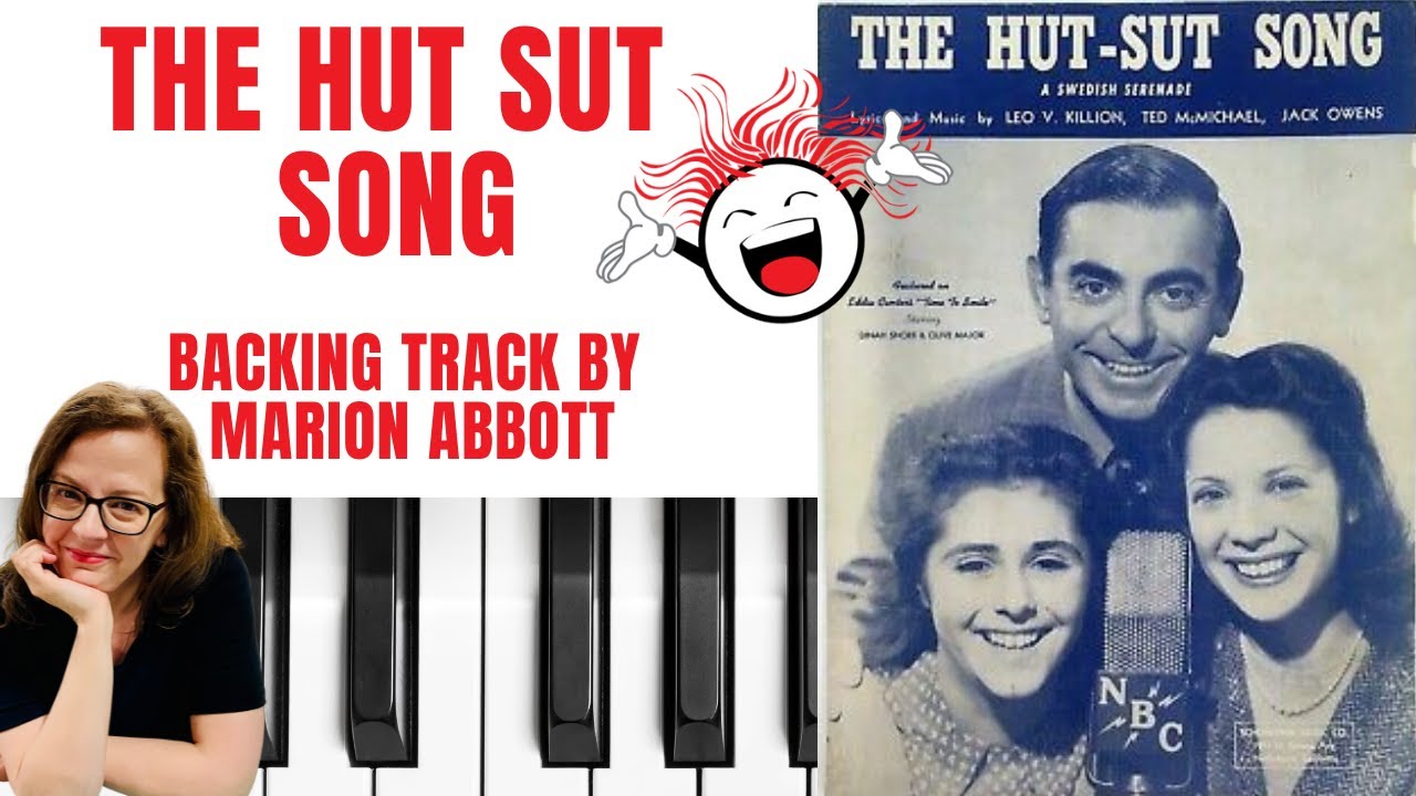 The Hut Sut Song - Backing Track & Lyrics 🎹 *F* - YouTube