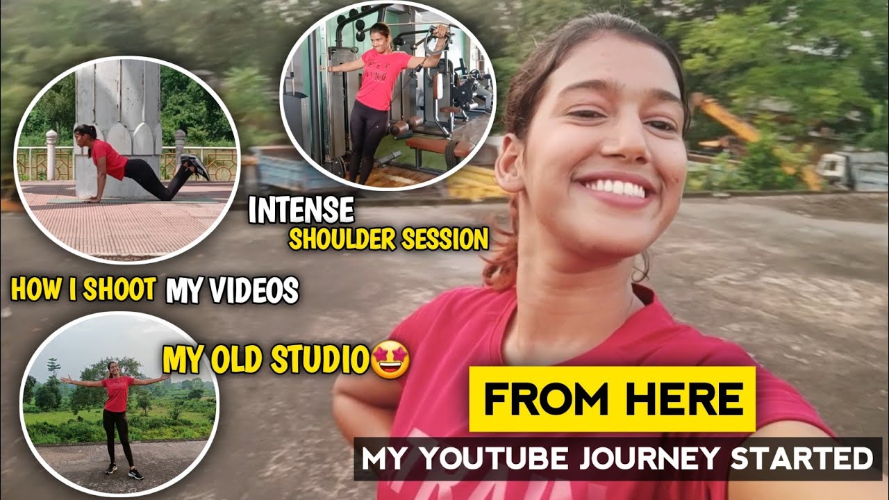 My Old Studio Tour | How I Shoot My videos | Intense shoulder Training ...
