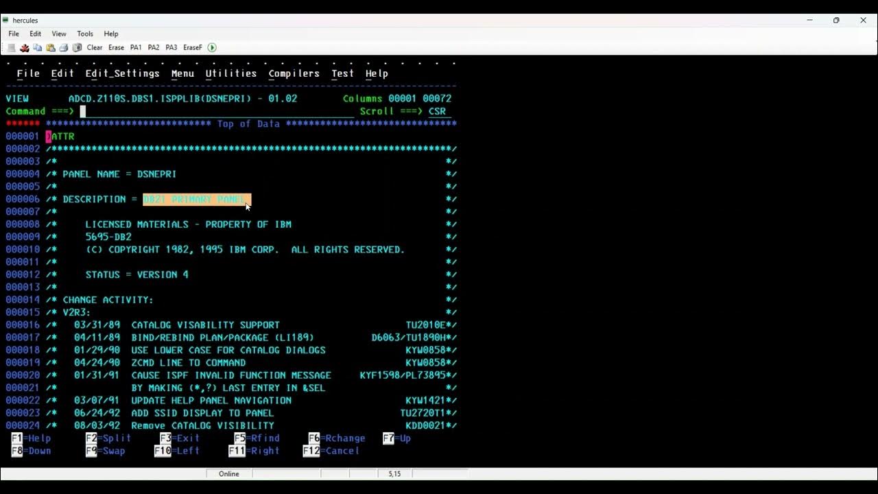 How to add Panels to ISPF Made with Clipchamp - YouTube