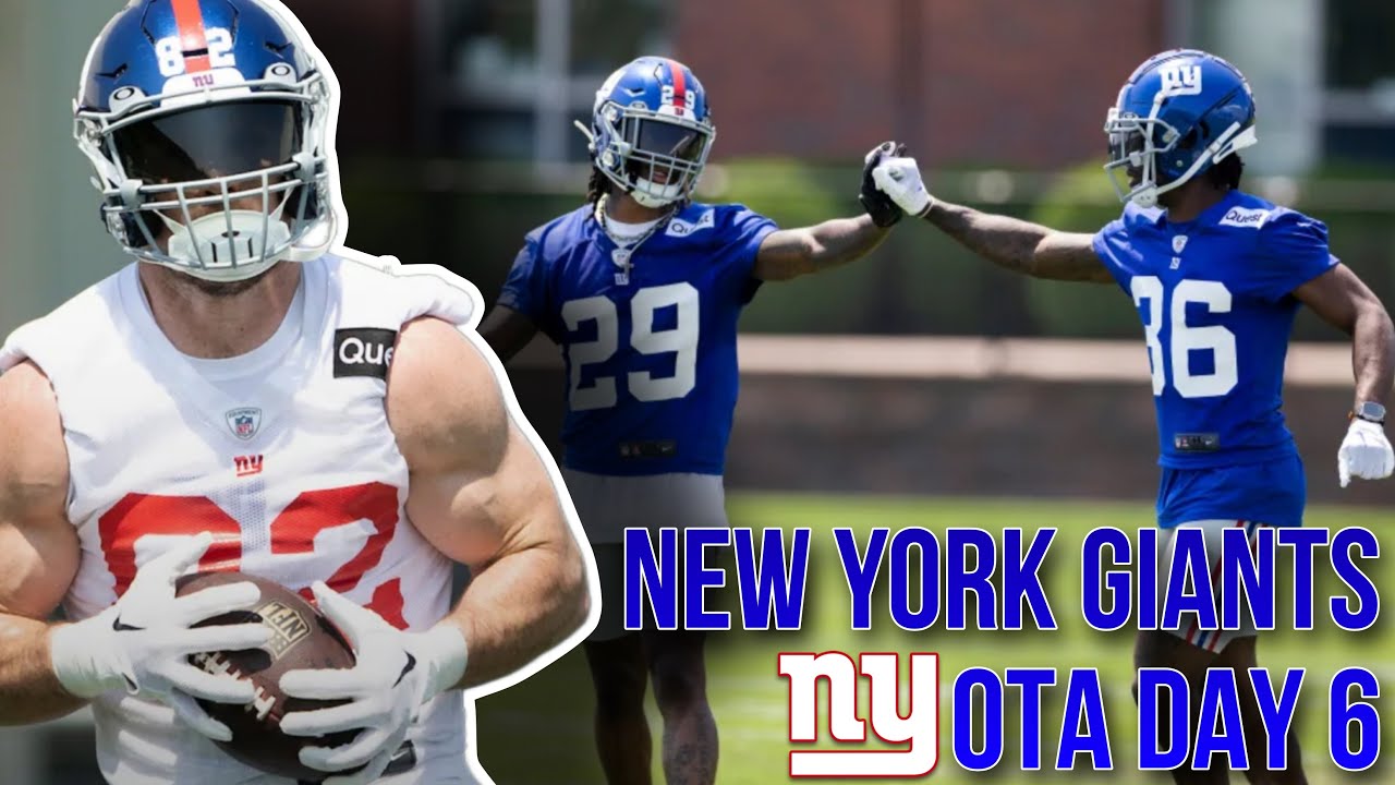 BELLINGER GOT JACKED! | New York Giants 2023 OTA's Day 6 Recap - YouTube