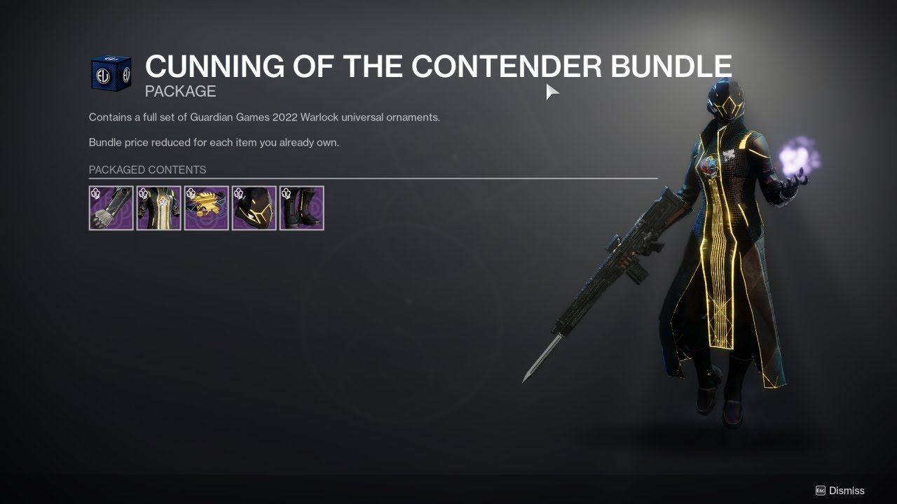 WARLOCK CUNNING OF THE CONTENDER ARMOR SHOWCASE - DESTINY 2 | #shorts ...