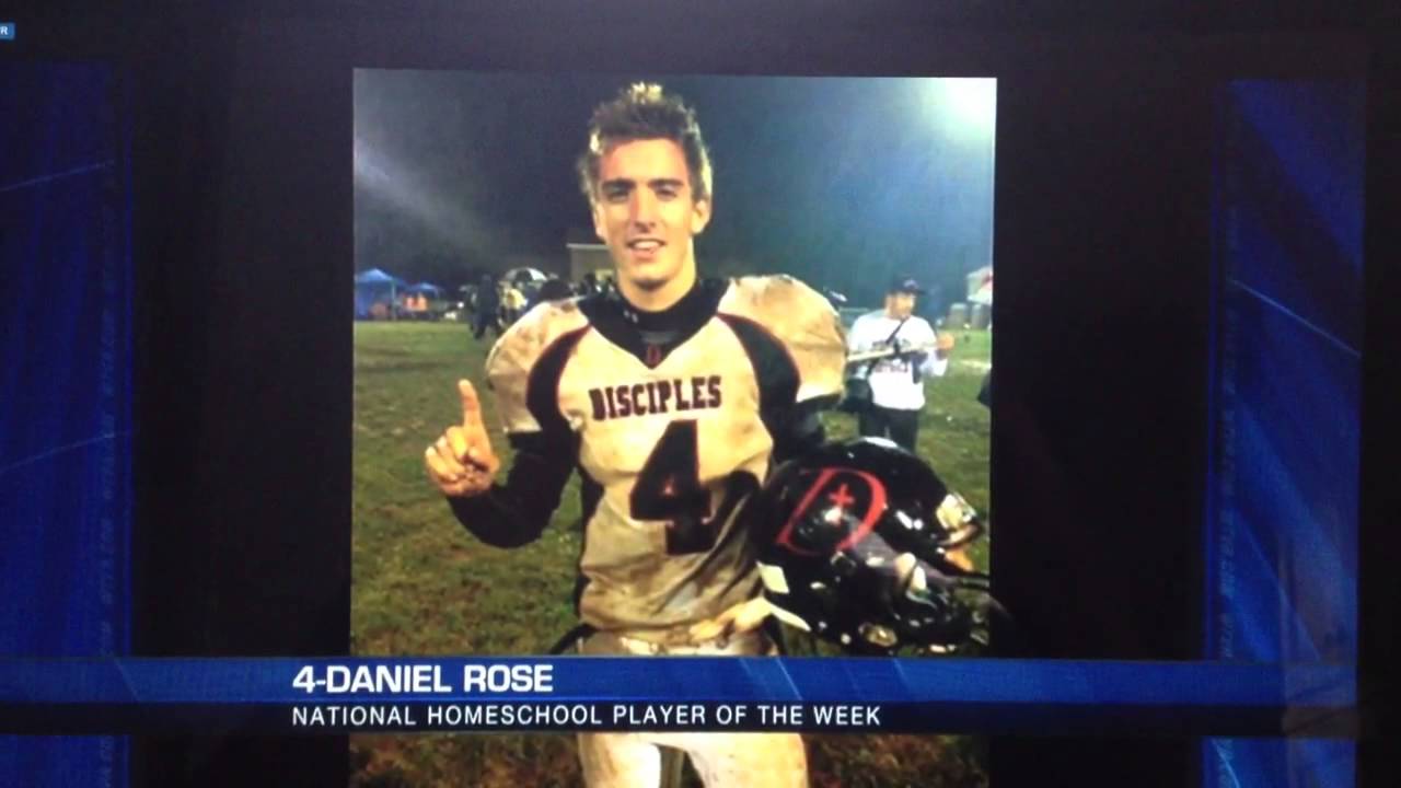 Daniel Rose Homeschool Football National Player Of The Week - YouTube