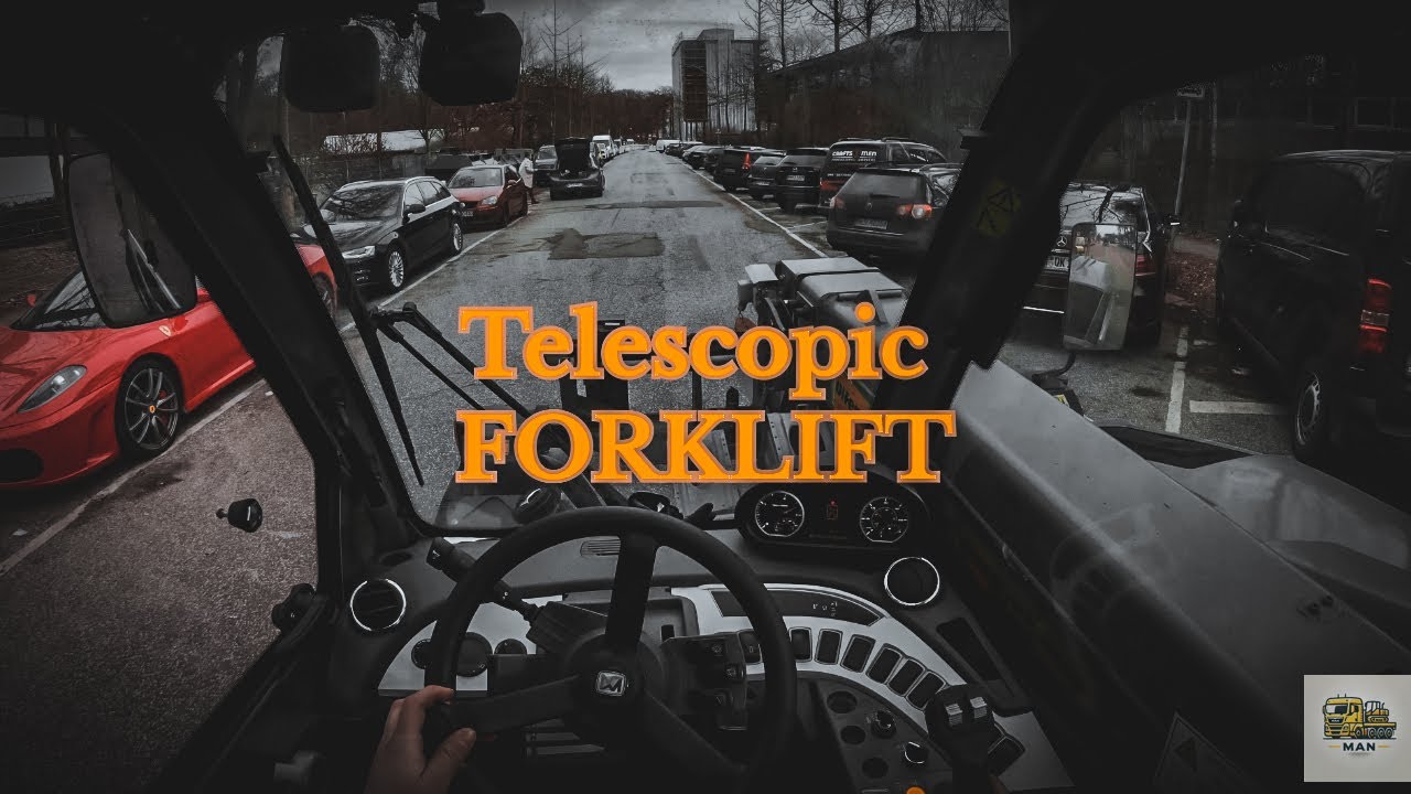 🚜 Unloading a Telescopic Forklift & Scissor Lift – Operator’s POV! 🔧 ...