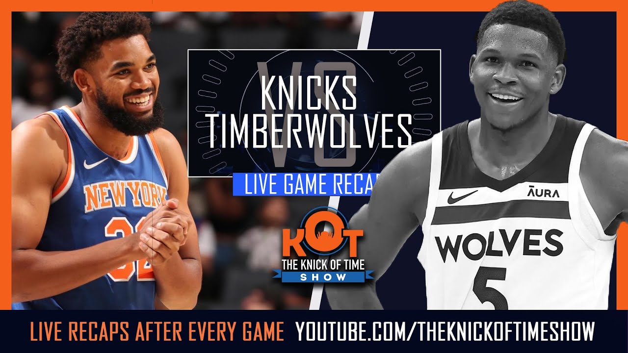 KAT Dogs Wolves! Knicks Have 39 Assist In Win Over Wolves! |Knicks Vs ...