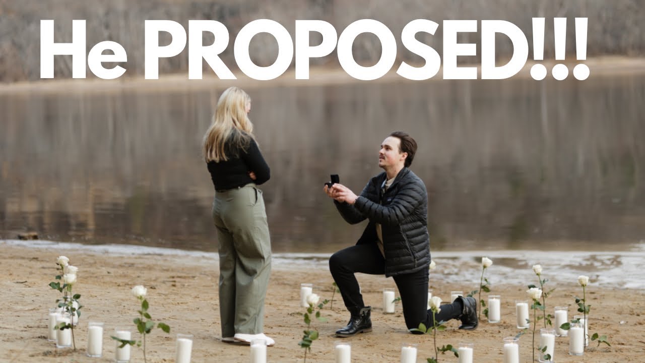 He PROPOSED! Sentimental Engagement Video - YouTube