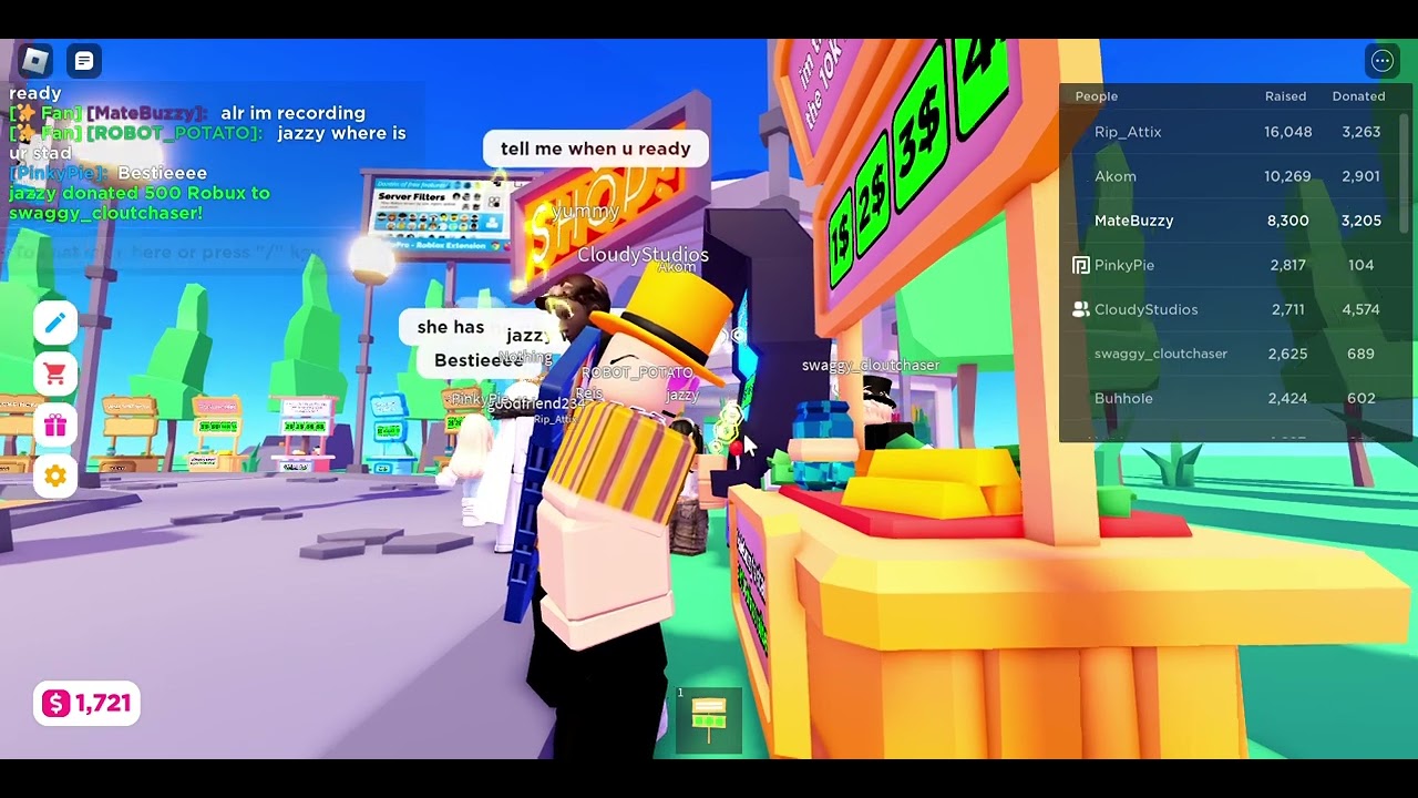 geting donated 90 robux - YouTube