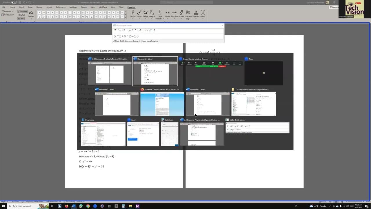Nemeth and UEB Math using Word Math Editor to output math like peers ...