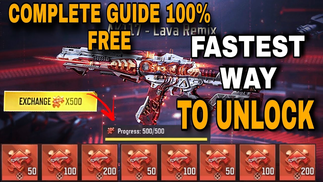 *NEW* FASTEST WAY TO UNLOCK MYTHIC AK117 LAVA | SECRET CASHES MYTHIC ...