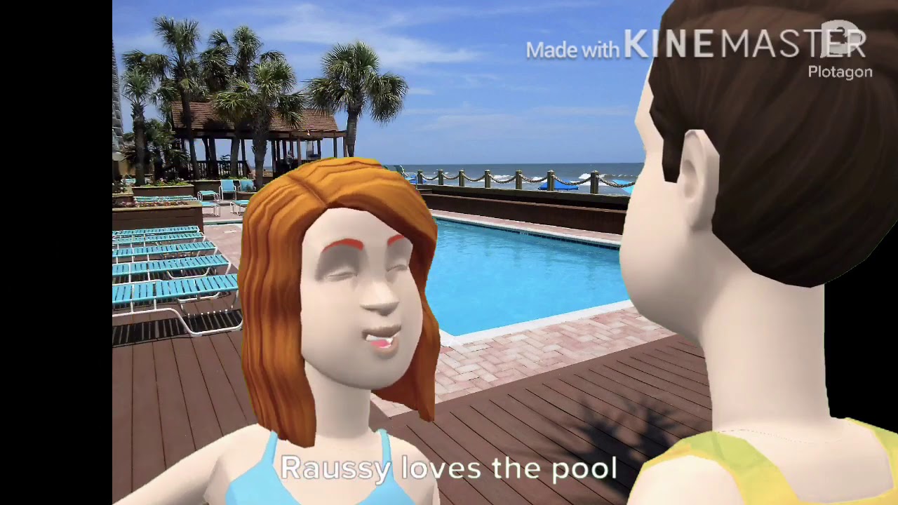 Klassic Gayloo Pushes Mayloo Into The Pool (LAZINESS) - YouTube
