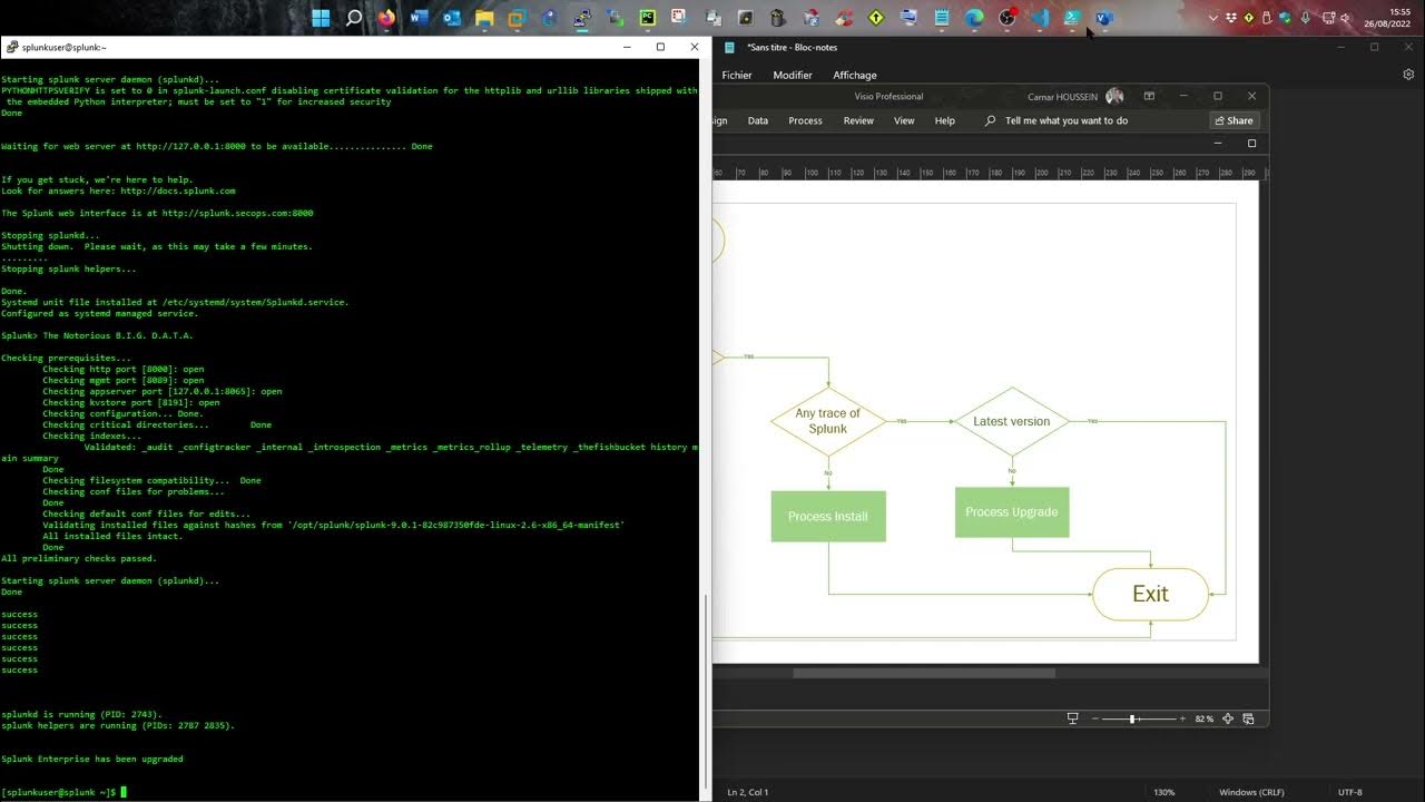 Automation - Splunk install with python script - [ case 2 ] Upgrade Splunk - YouTube
