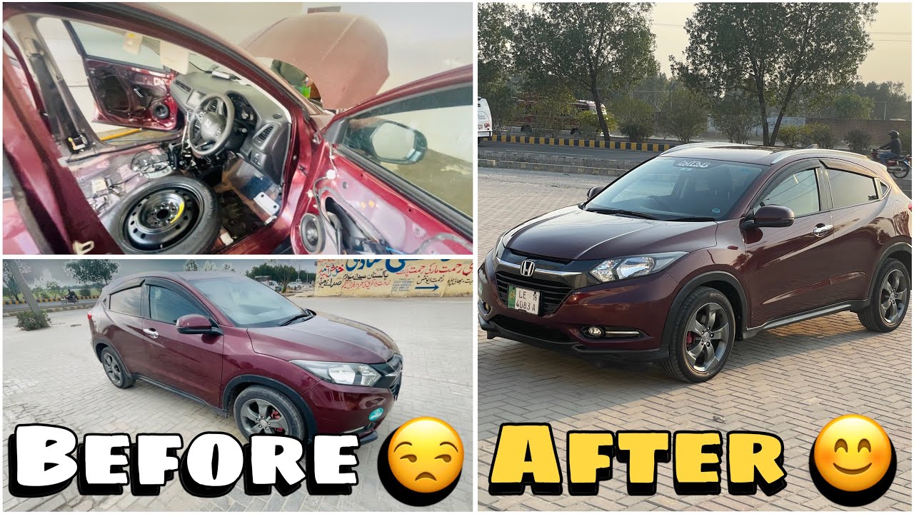 Complete car detailing ️|| Before vs After|| Honda HRV ...