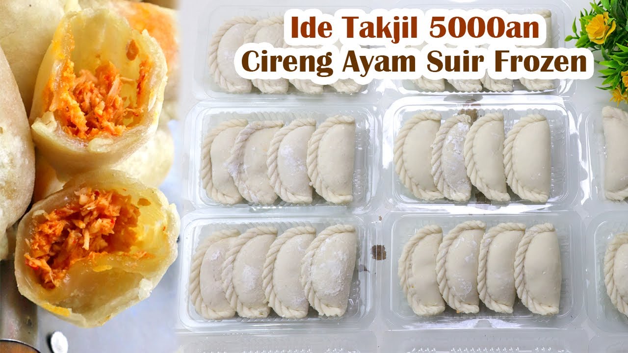 Ide Takjil 5000an ! Resep Mudah Cara Buat Cireng Ayam Suir Frozen Awet ...