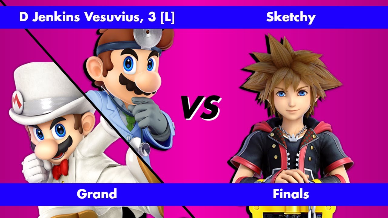 D Jenkins Vesuvius, 3 [L] (Dr. Mario, Mario) VS. Sketchy (Sora) - Grand ...