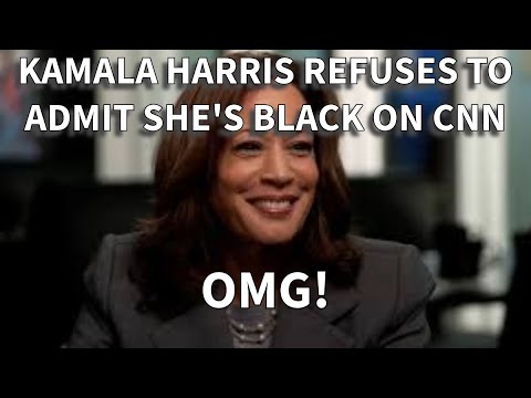 Kamala Harris REFUSES to Admit She's Black on CNN - YouTube