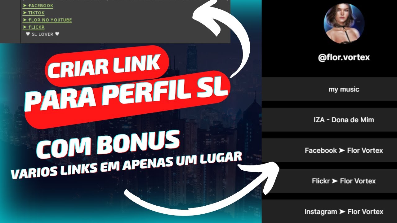 Second Life - Criar link para perfil SL de forma facil e rapida - YouTube