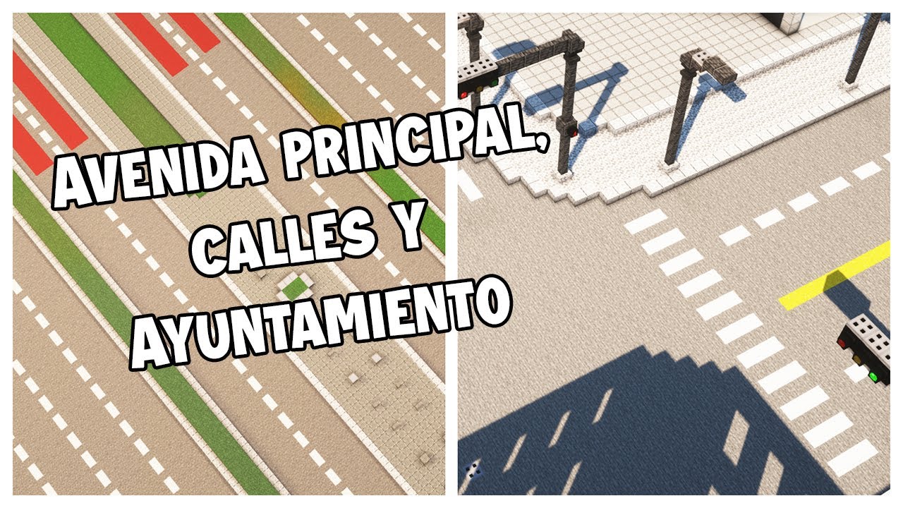 CONSTRUYENDO una CIUDAD en Minecraft: AVANCES en la AVENIDA PRINCIPAL ...