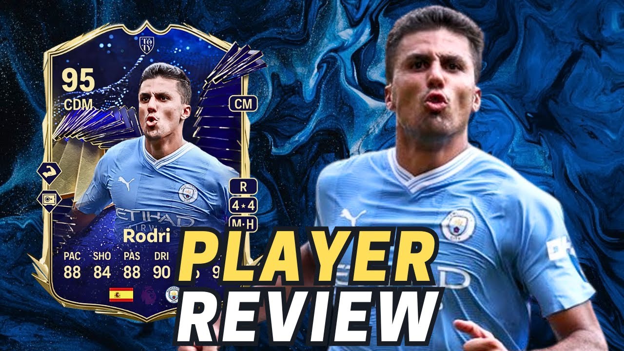 Rodri TOTY EAFC 24 REVIEW - YouTube