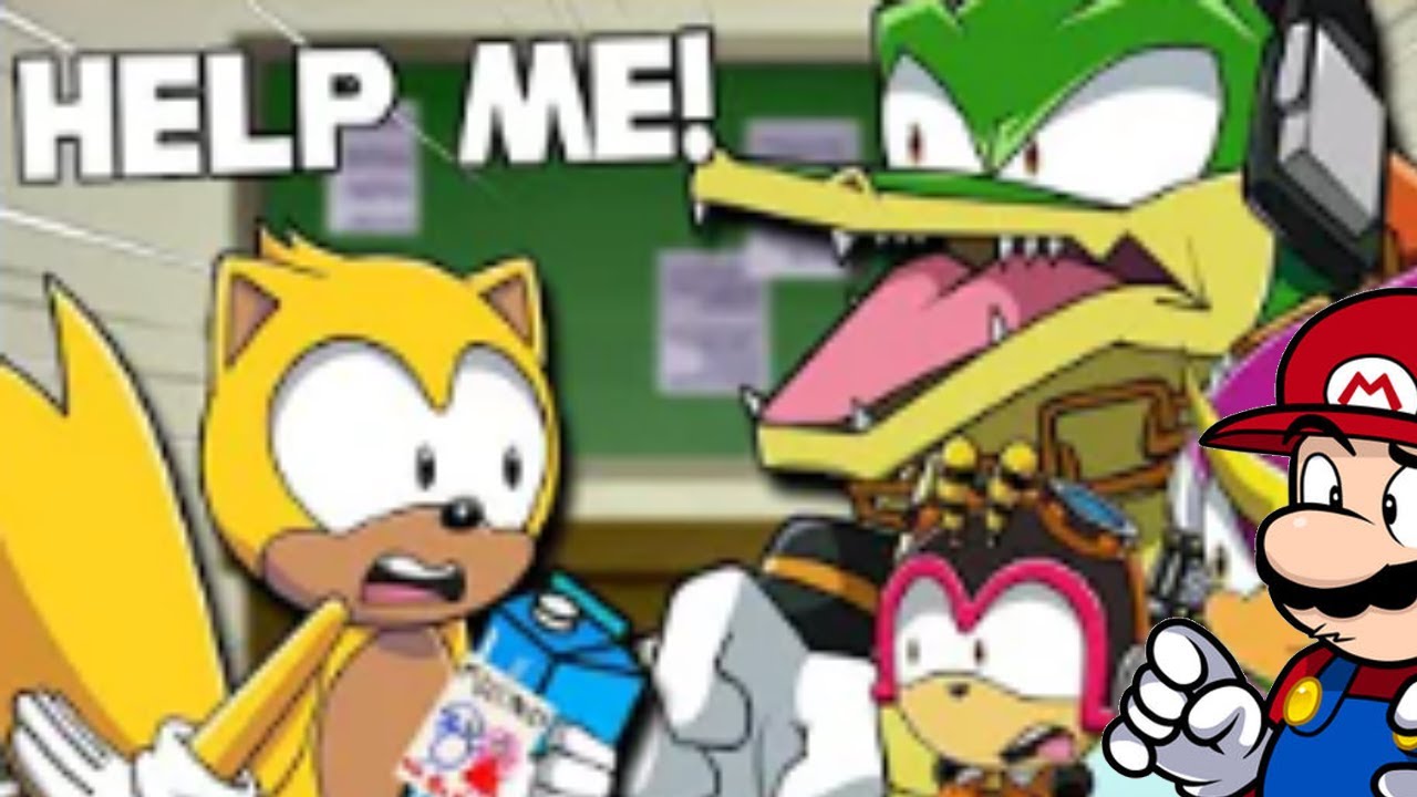 POOR RAY! | Mario Reacts to Rays Seeks Out the Chaotix - YouTube