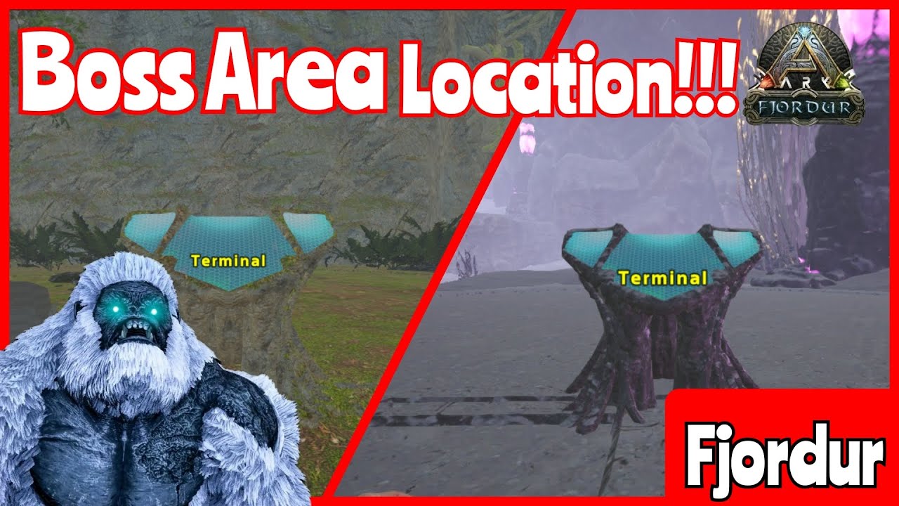 Fjordur boss portal location(broodmother-megapithecus-dragon)_Ark ...
