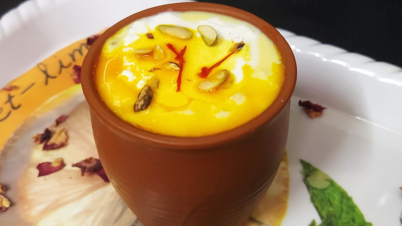 Kesar Lassi Recipe| How to make kesar lassi recipe - YouTube