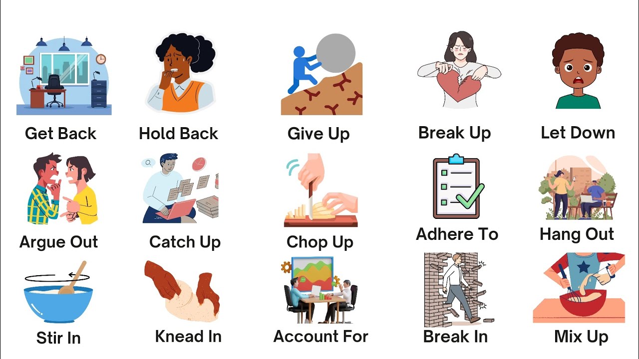 100+ Phrasal Verbs | Most Common & Popular English Phrasal Verbs - YouTube