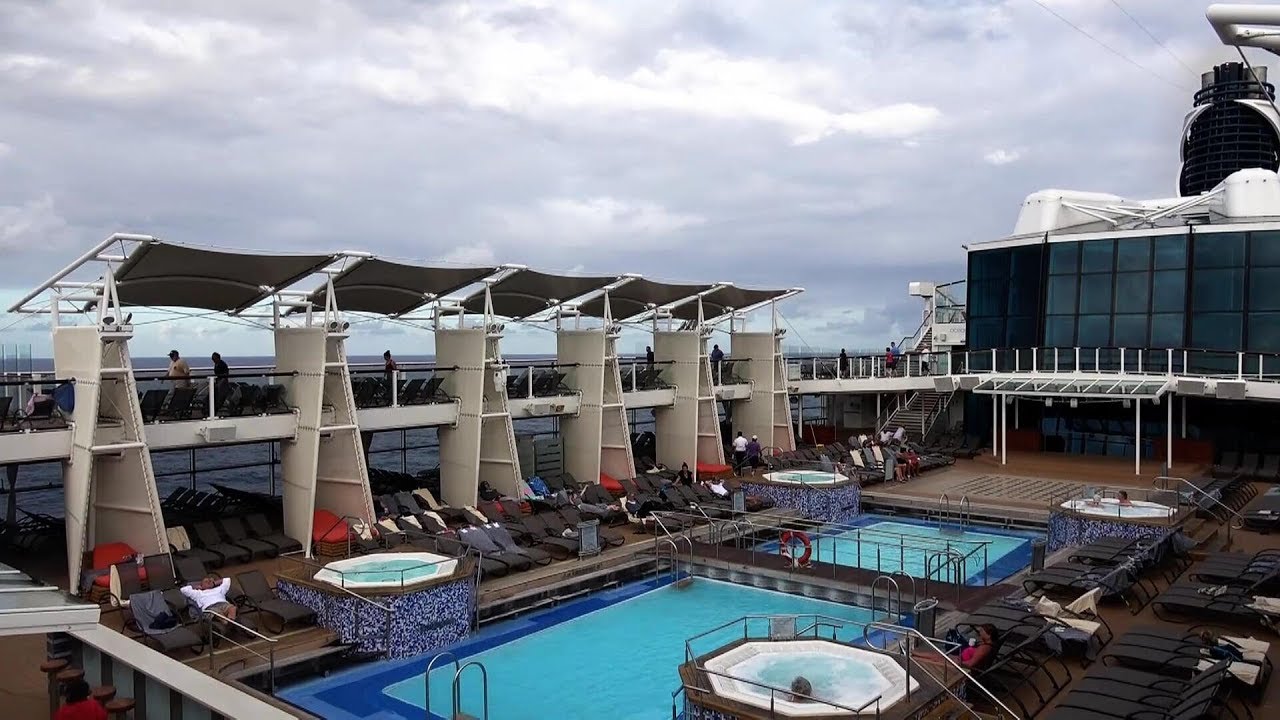 CELEBRITY EQUINOX SHIP TOUR - POOL DECK - YouTube