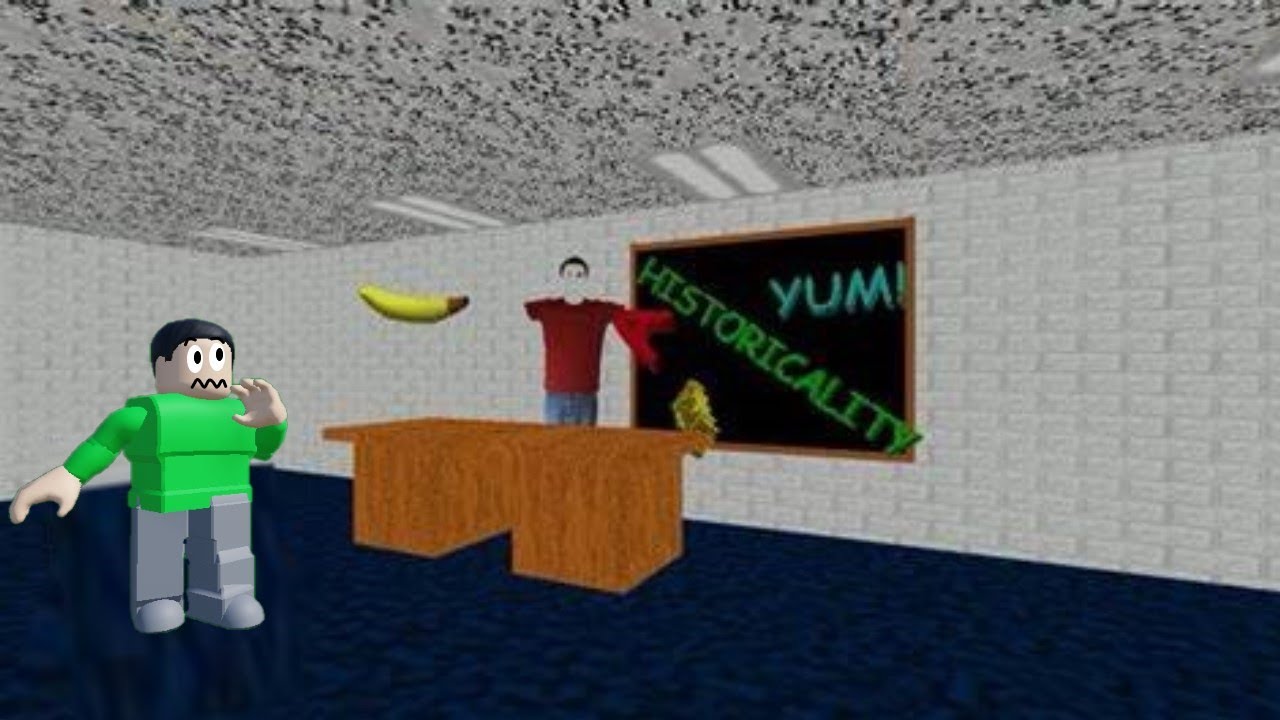 Me Playing Baldi's Basics - YouTube