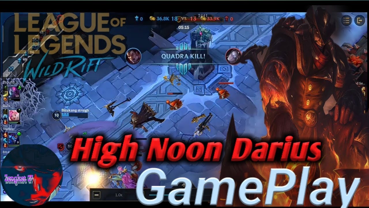HIGH NOON DARIUS ARAM GAMEPLAY|ZENGKET07 - YouTube