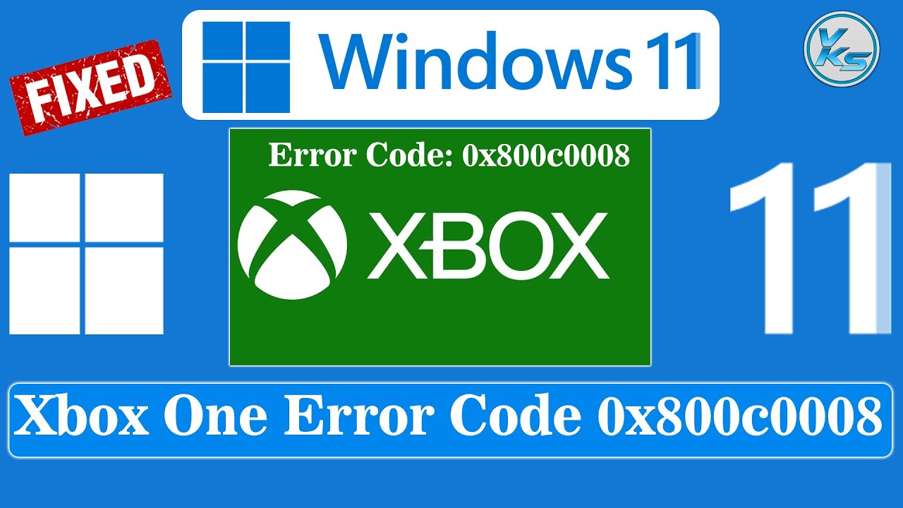 How To Fix Xbox One Error Code 0x800c0008 in Windows 11 - YouTube