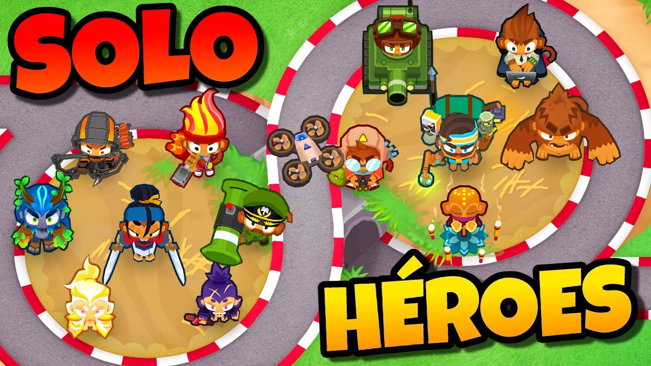 Solo utilizando HÉROES para pasarme un IMPOSIBLOON | Bloons TD 6 - YouTube