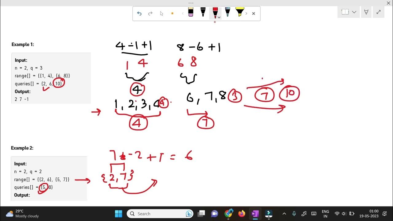 Find k-th smallest element in given n ranges || gfg problem of the day || c++ in hindi - YouTube