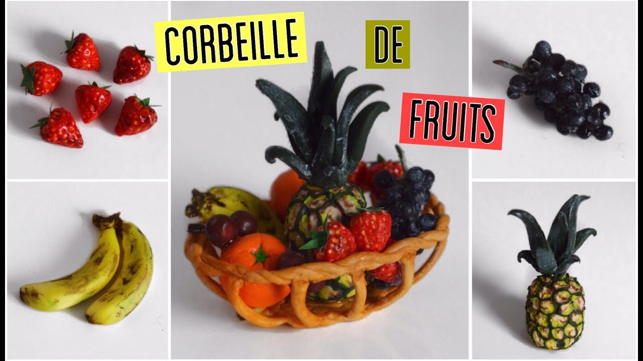 [TUTO Fimo] Corbeille à fruits - YouTube
