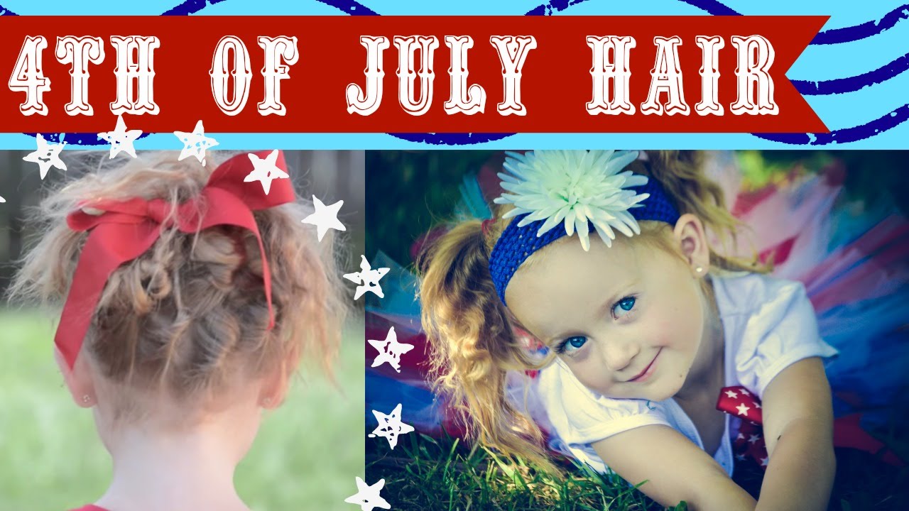 Firecracker Hair for The 4th of JULY - YouTube