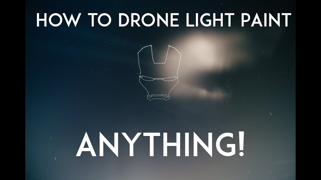 How to Drone Light Paint Anything! - YouTube