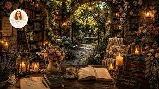 Peaceful Classical Reading Ambience | The Hidden Garden Library | Study Music & Nature Sounds