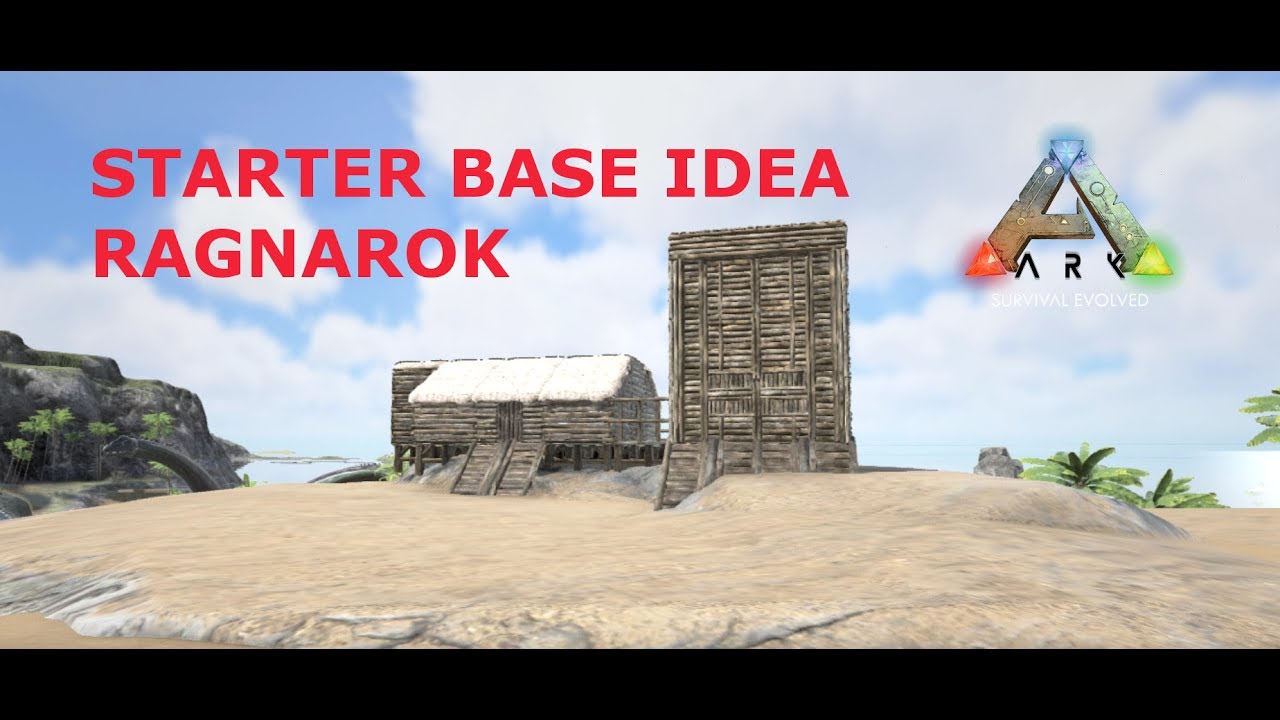 First Day on Ragnarok - Starter Base Idea - ARK Survival Evolved (PVE ...