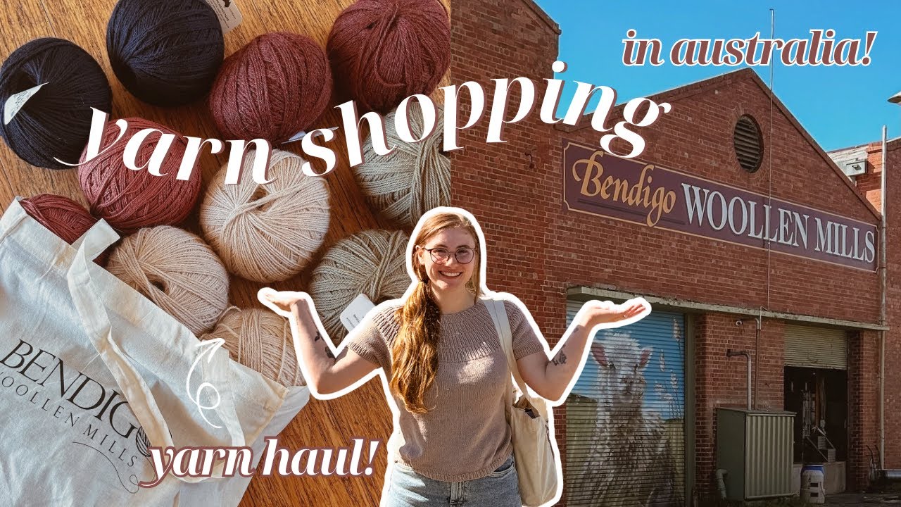 yarn shopping in australia 🐑🇦🇺 yarn haul + knitting project plans ...