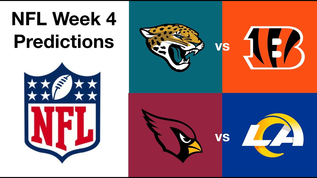 NFL Week 4 Predictions (2021 Season) - YouTube