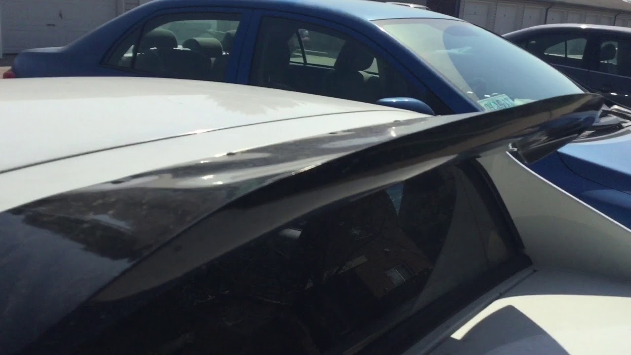 How to install a EG duckbill spoiler on a Del sol - YouTube
